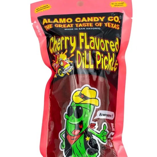 Alamo Candy Big Tex Cherry Pickle 13.75oz, 12ct | Baseball Life